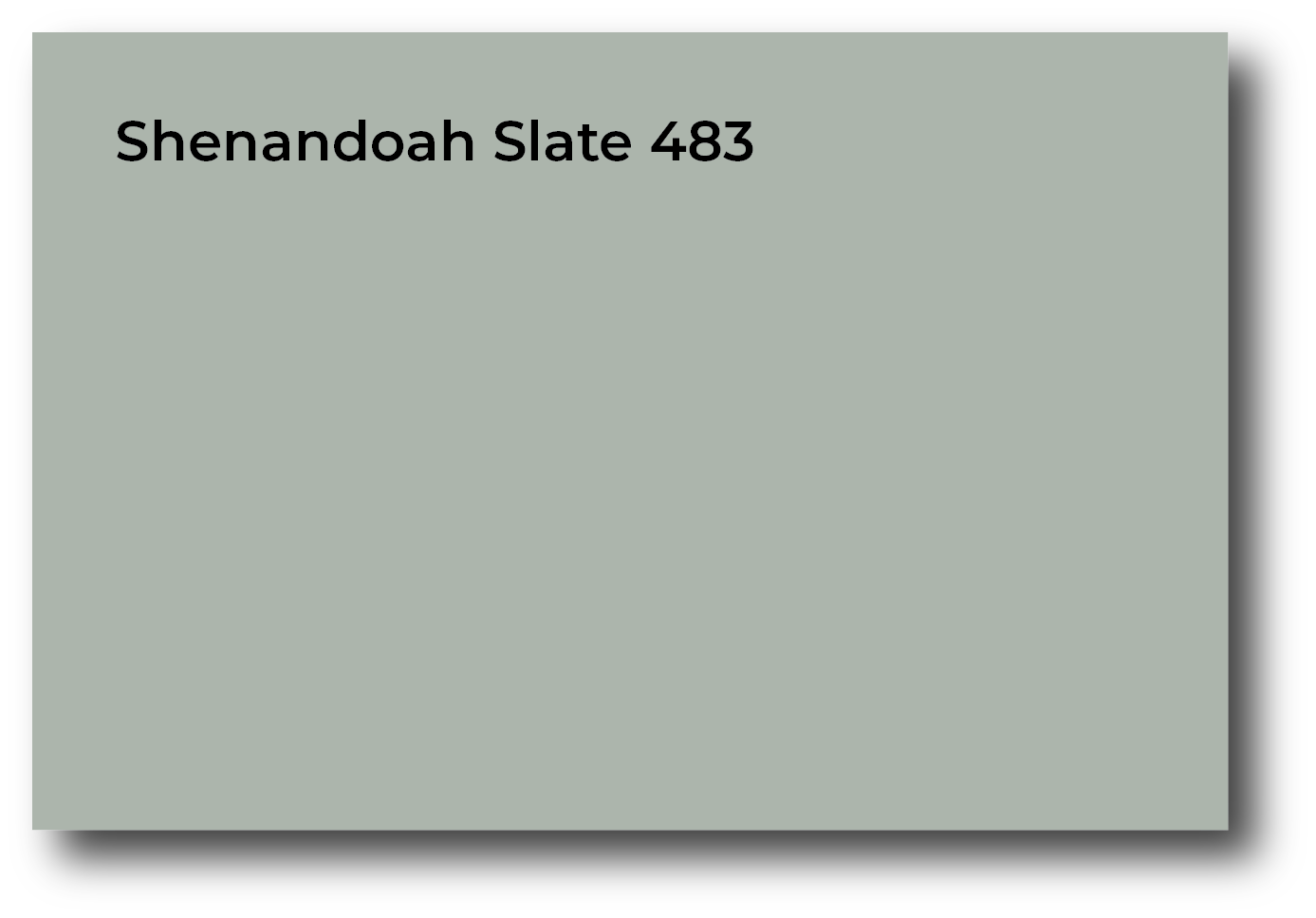 Shenandoah Slate 483 - Color Solutions - McCormick Paints