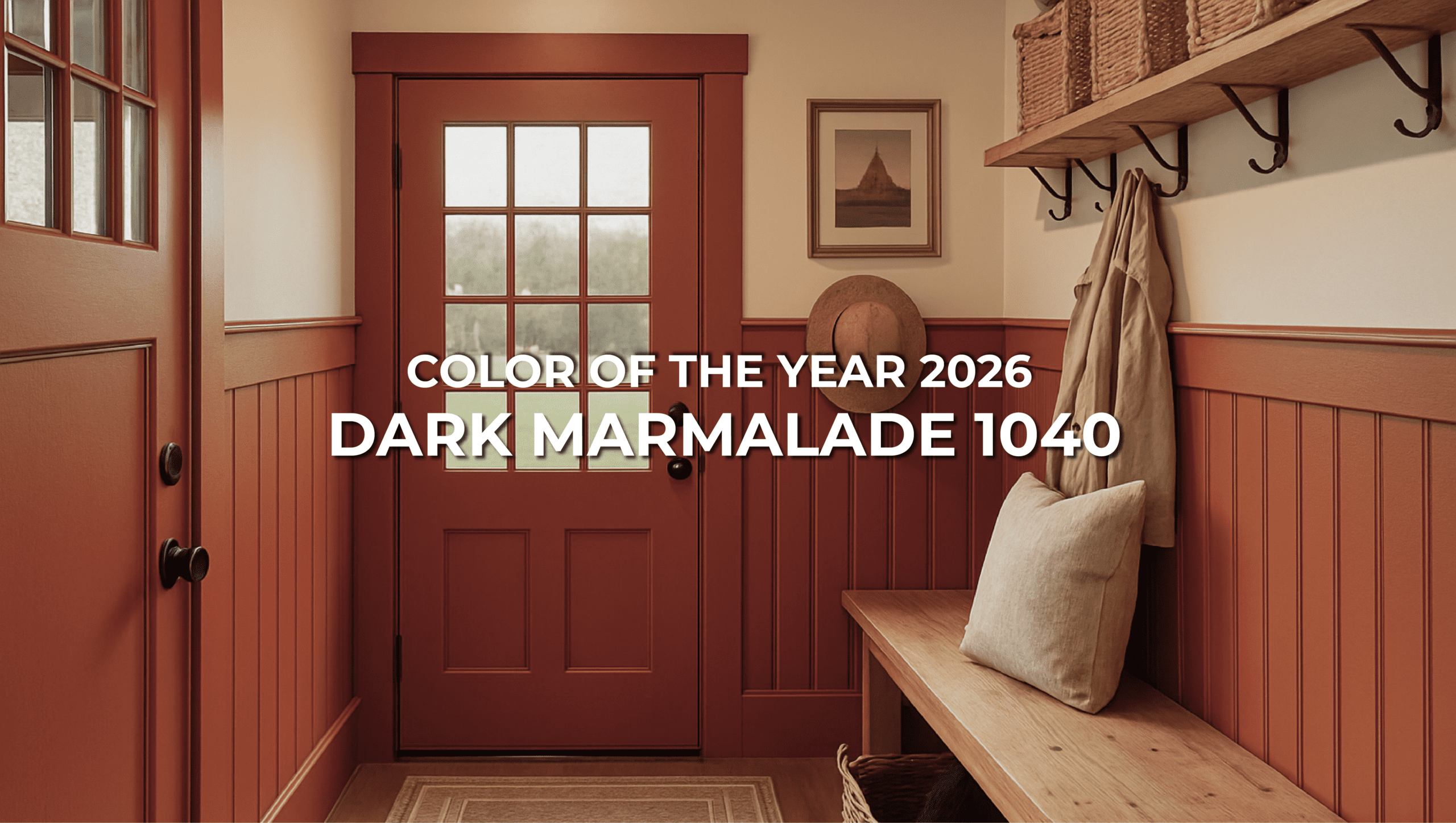 Color of the Year & Trends 2026 - Dark Marmalade 1040